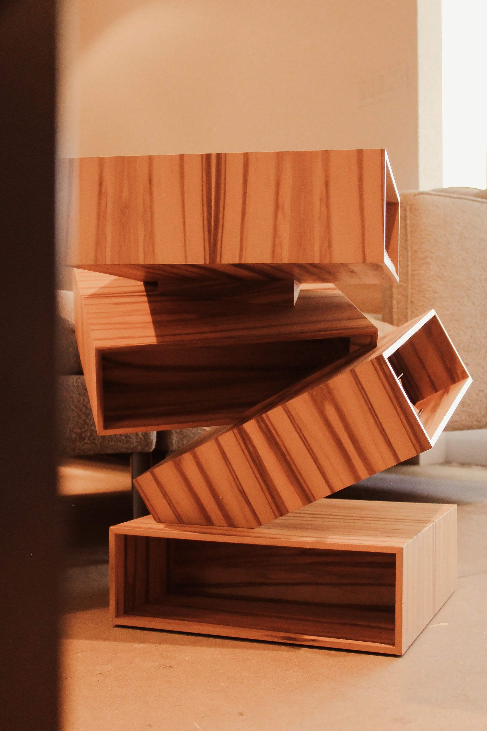 BALANCING BOXES – Charles Virone Concept